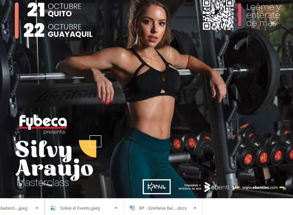 Estefanía Barreno, ex Reina de Quito y el Master Class de Fitness con Silvy Araujo – Revista ...
